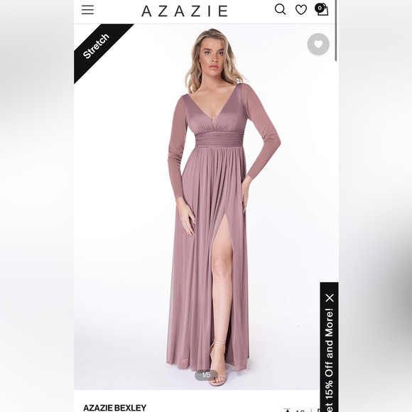 Azazie | Dresses | Perfect For The Light Pink Color Weddings | Poshmark